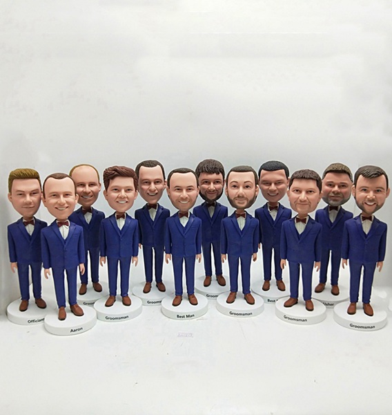 20 Custom bobbleheads bulk order set for different persons [20 Bob ...